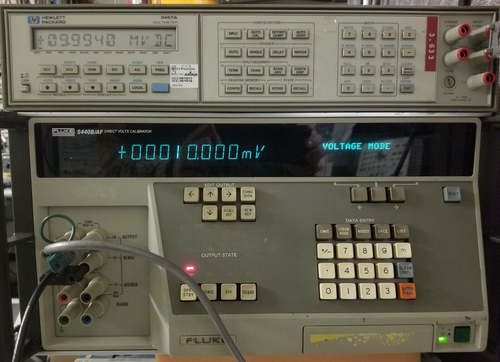 Fluke 5440B/AF Calibrator TESTED! Direct voltage calibrator 1100VDC ...