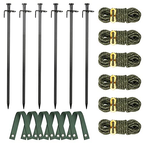 Heavy Duty Tree Stake Kits 15.75 Inch Steel Tree Stakes and Supports ...