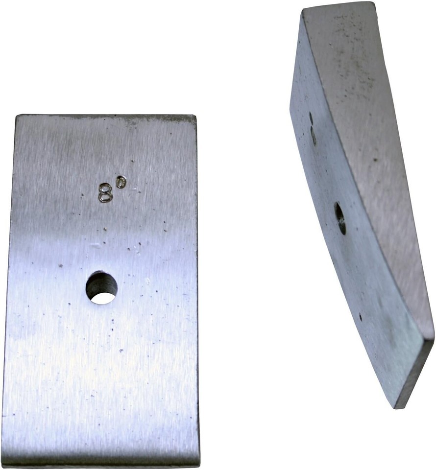 Durable 2.5" Wide 8-Degree Suspension Leaf Spring Shim for Jeep ...