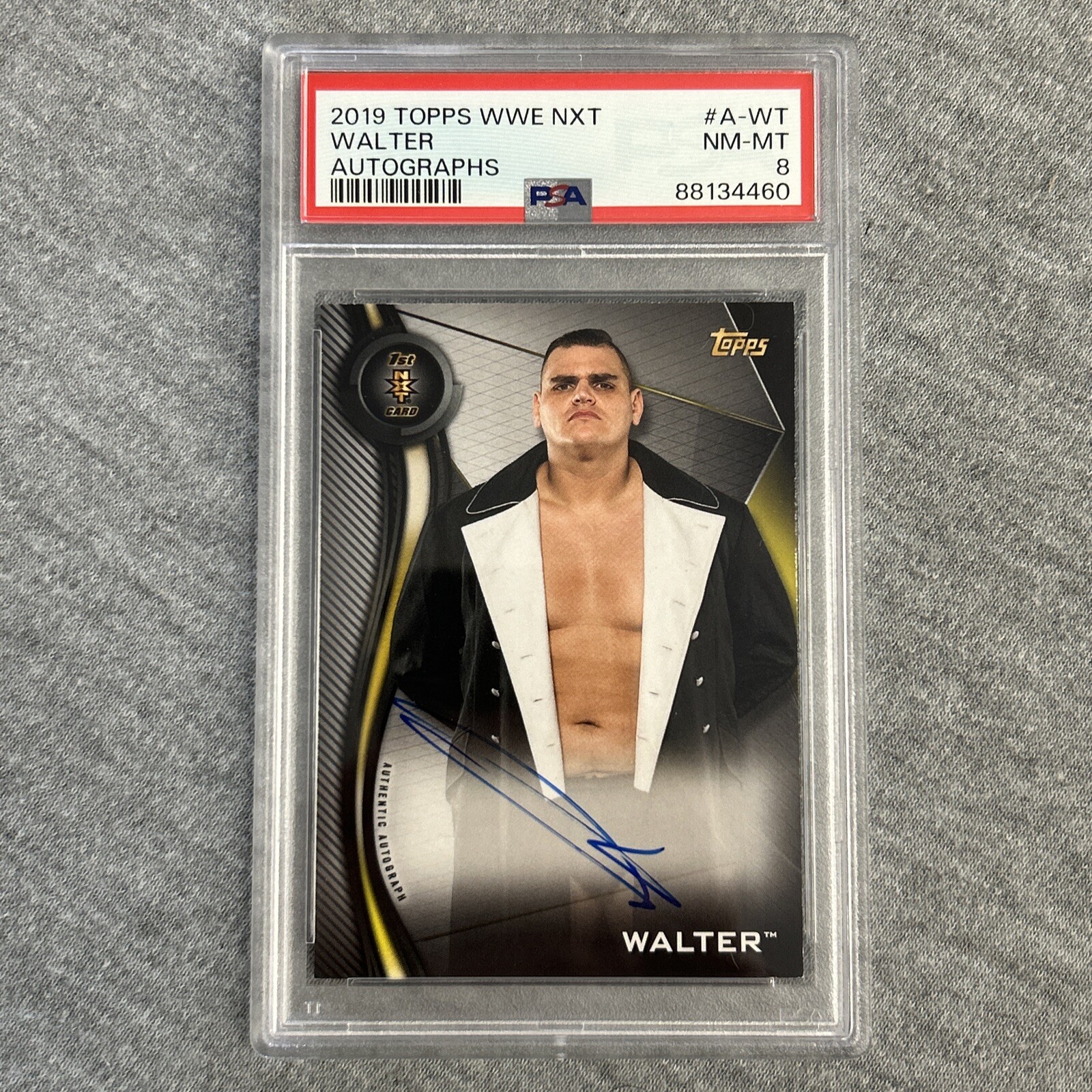 2019 Topps WWE NXT - Autographs #A-WT Walter (AU, RC) for sale online ...