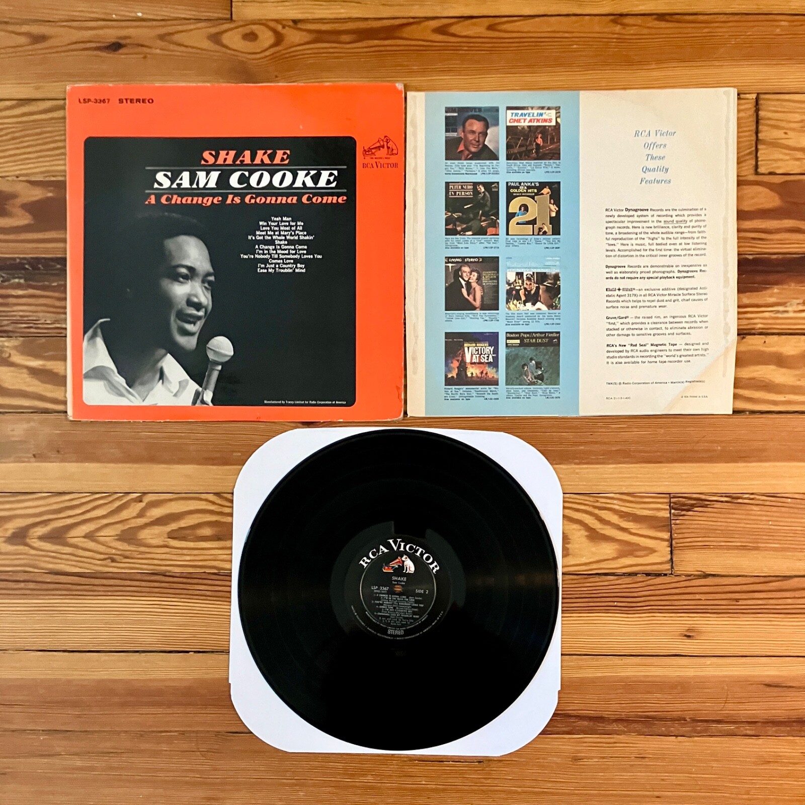 Sam Cooke: Shake LP Vinyl US 1965 OG 1st Press RCA Victor Stereo VG+ ...