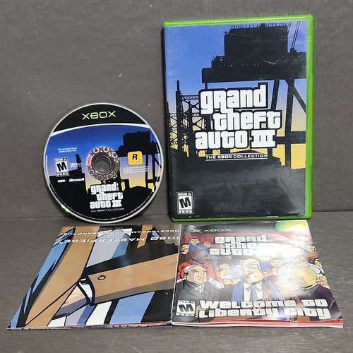 Grand Theft Auto III 3 (XBOX) Collection GTA 752073015213| eBay