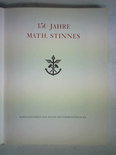 150 Jahre Math. Stinnes | eBay