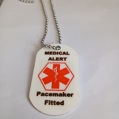 Medical Alert Necklace for Pacemaker fitted | eBay UK