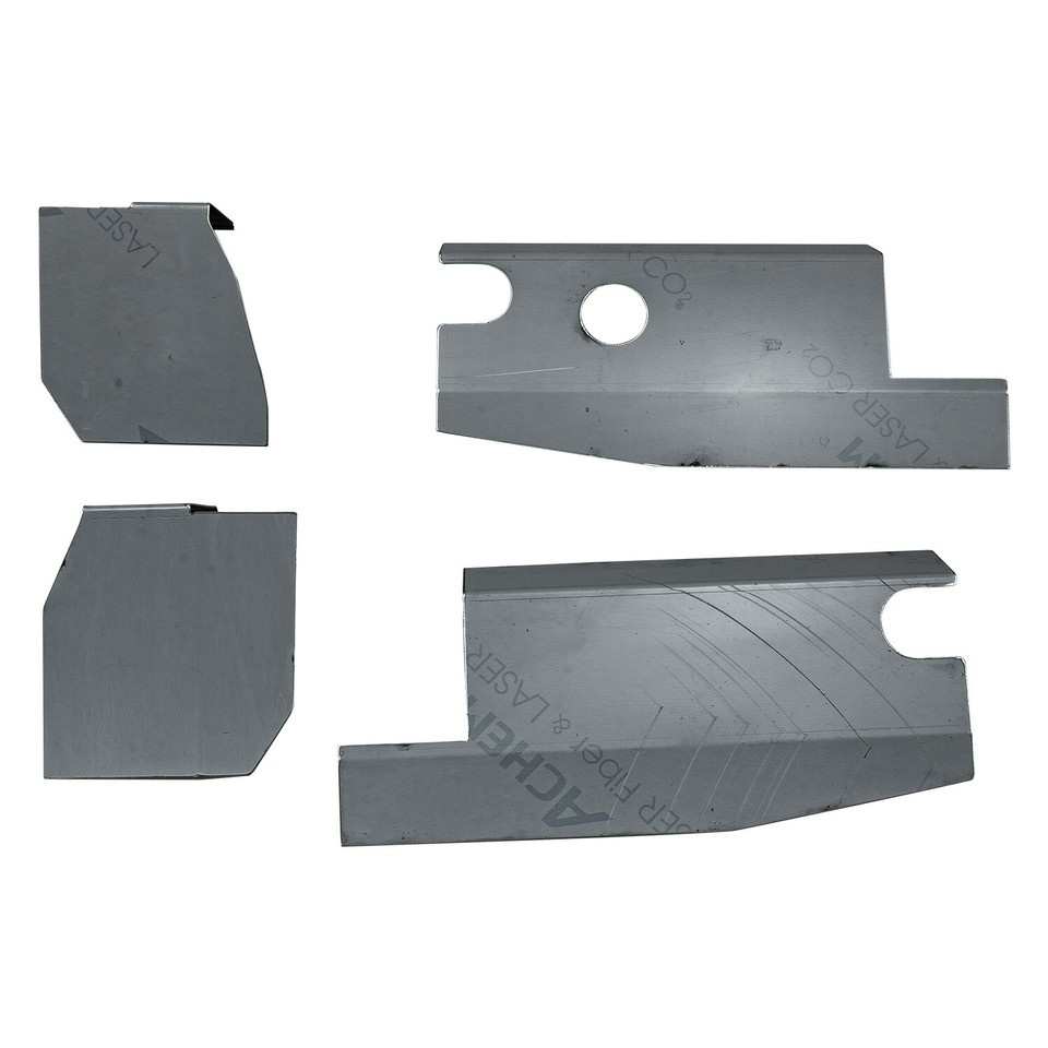 S/S 4PCS Radiator Shroud Cover For 2008-2013 2009 Chevy Corvette C6 ZR1 ...