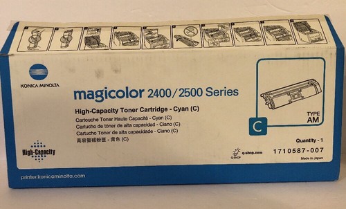 Konica Minolta Magicolor 2400/2500 Series Toner Cartridge Cyan C ...