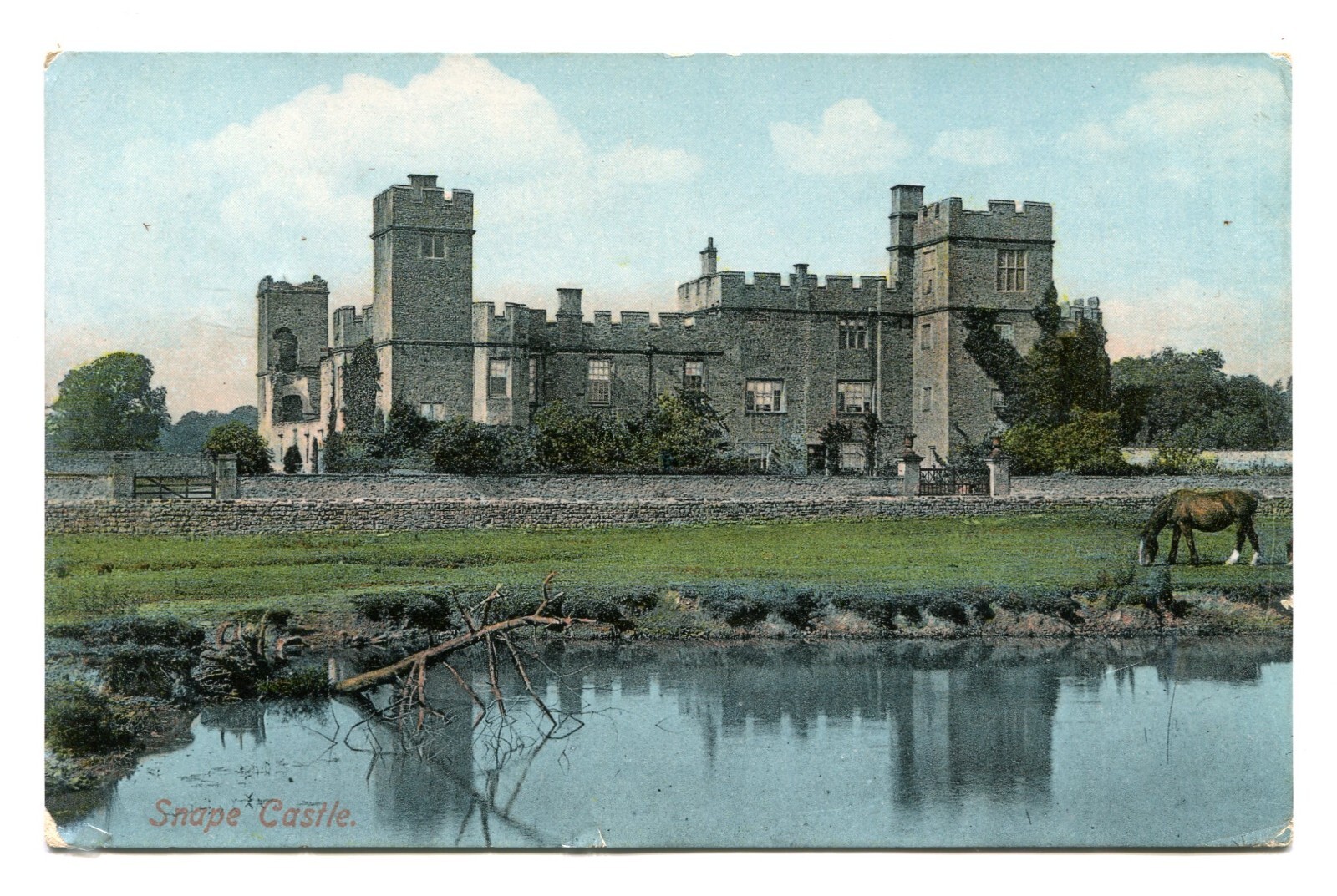 Snape Castle near Bedale,posted 1909 | eBay