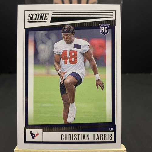 2022 Panini Score Base Rookie RC #352 Christian Harris Houston Texans ...