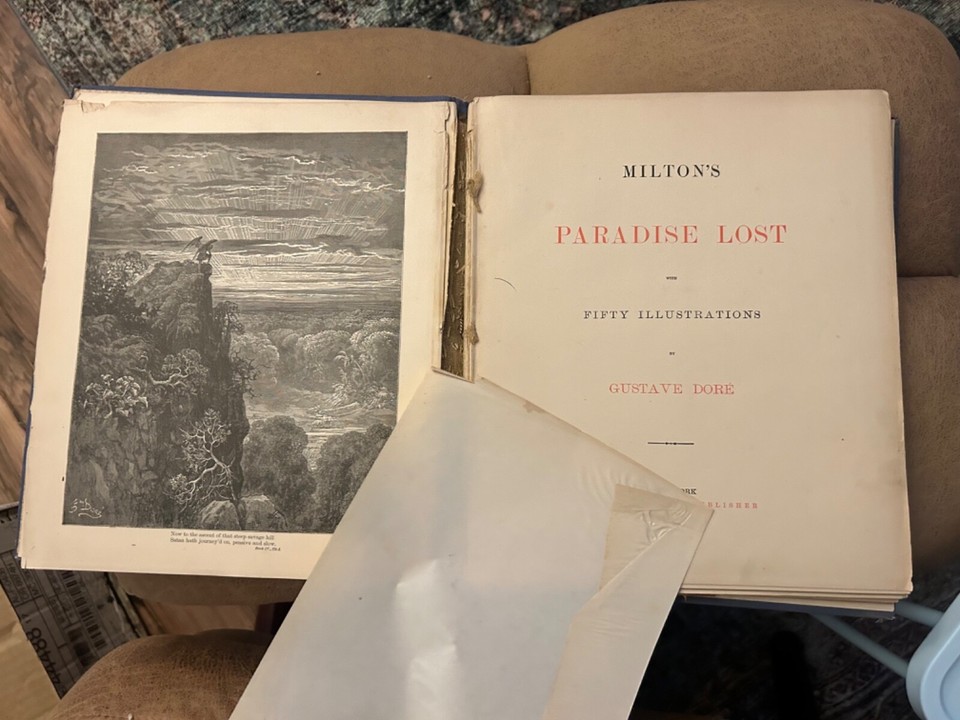 Milton's Paradise Lost Illustrated by Gustave Doré late 1800s | eBay