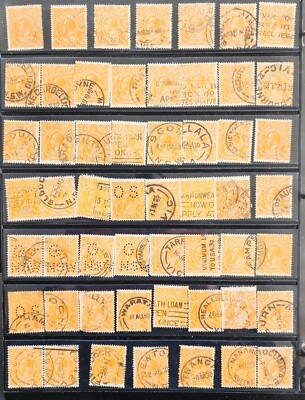 Australia KGV Head 1/2d Orange Used Postmark *Price for 1 stamp only ...