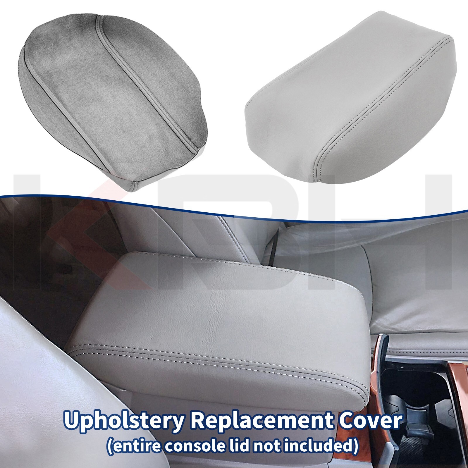 Fits 2008-2013 Toyota Highlander Leather Center Console Armrest Lid ...