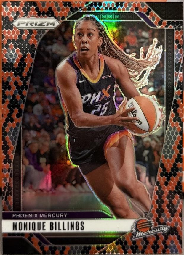 2024 Panini Prizm WNBA - Monique Billings #120 Snake Skin Prizm for ...