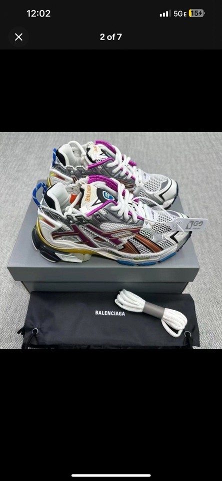 Balenci Multicolored Tracks Sneakers | eBay UK
