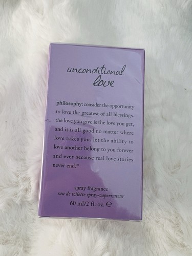 Philosophy UNCONDITIONAL LOVE Spray Fragrance Perfume Parfum Women 2 oz ...