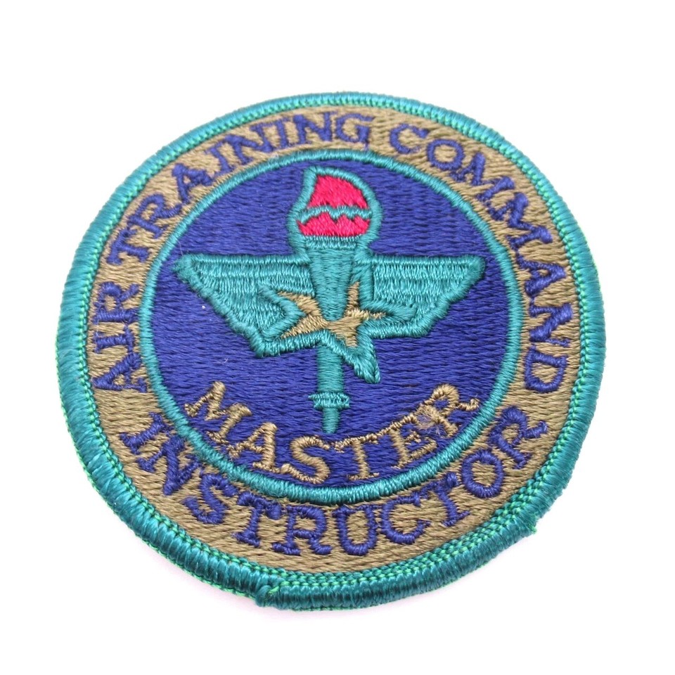 USAF Air Training Command Patch Master Instructor Vintage Sew On | eBay