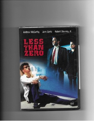 LESS THAN ZERO ROBERT DOWNEY JR DVD NEW | eBay