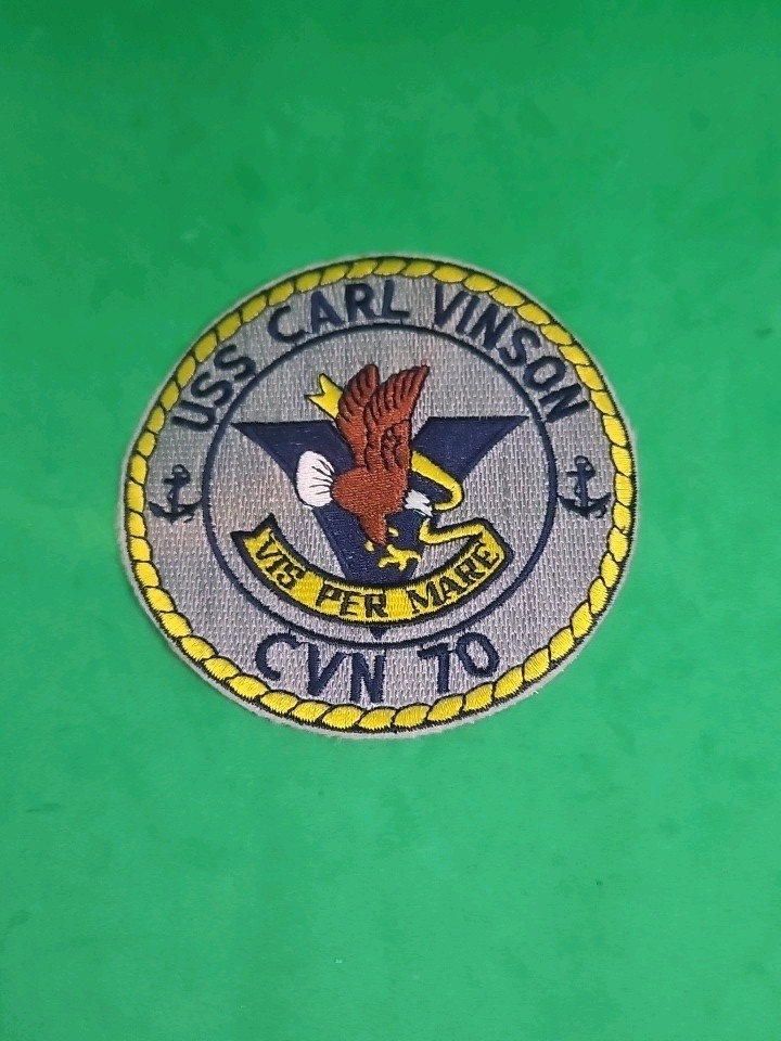USS Carl Vinson CVN-70 Patch – U.S. Navy Aircraft Carrier Insignia ...