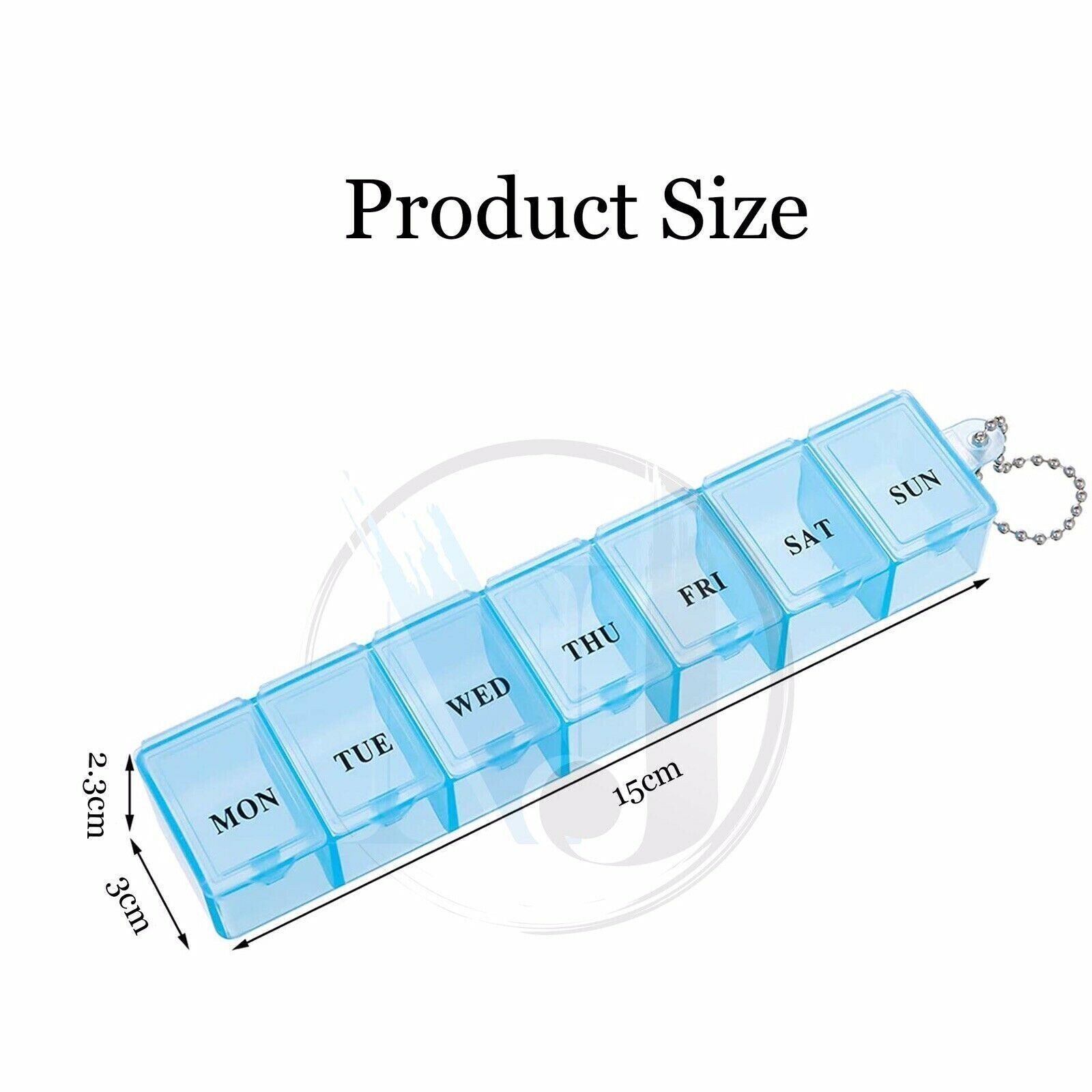 7 Day Pill Dispenser Medicine Tablet Storage Organiser Case Weekly Box ...