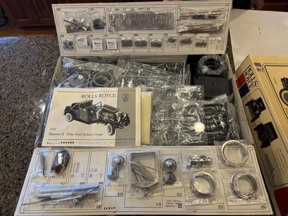 Phantom II Sedanca Coupe 1932 Pocher Model Kit | eBay