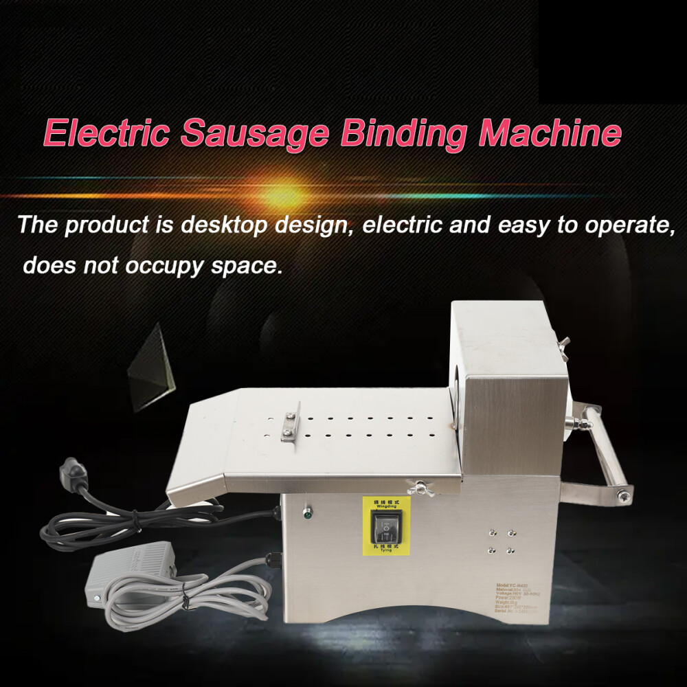 Commercial Sausage Linker Machine Electric Sausage Knotting Machine ...