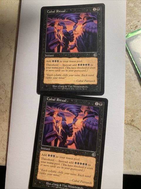 MTG Cabal Ritual Torment Regular Common for sale online | eBay