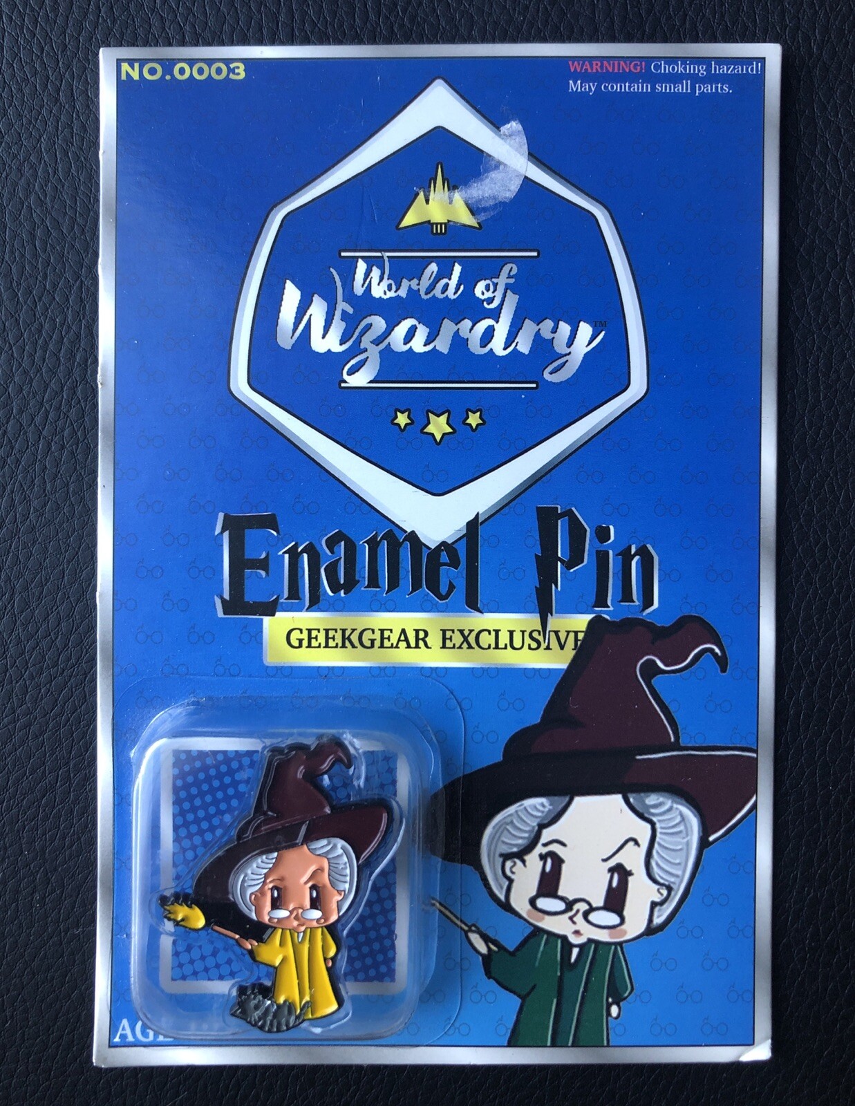 Professor Mcgonagall Harry Potter Geek Gear World of Wizardry Enamel Pin Gold | eBay