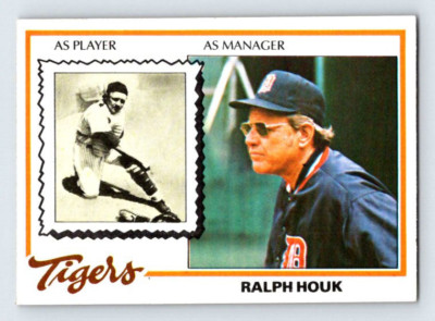 RALPH HOUK Detroit Tigers 1978 Topps Baseball Card B215 | eBay