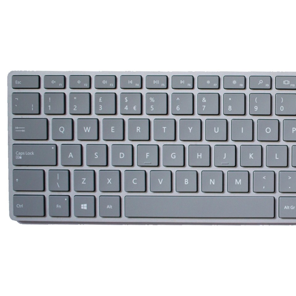 Microsoft Surface Wireless Keyboard Replacement Key Caps &Clip | Grey ...