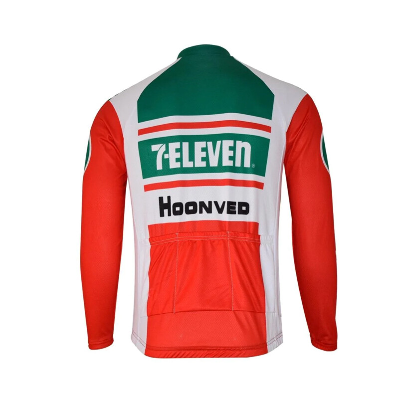 Retro 7 Eleven Cycling Jersey Tops Cycling Long Sleeve Jersey bicycle ...