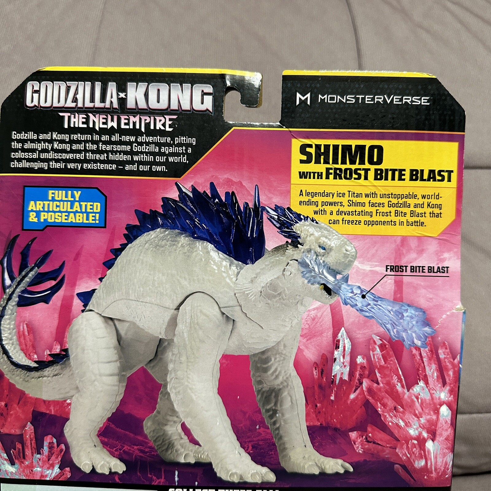Playmates 哥斯拉 x 金刚:新帝国 Shimo 带 Frost Bite Blast 6 全新未拆封- - //WE ARE ...