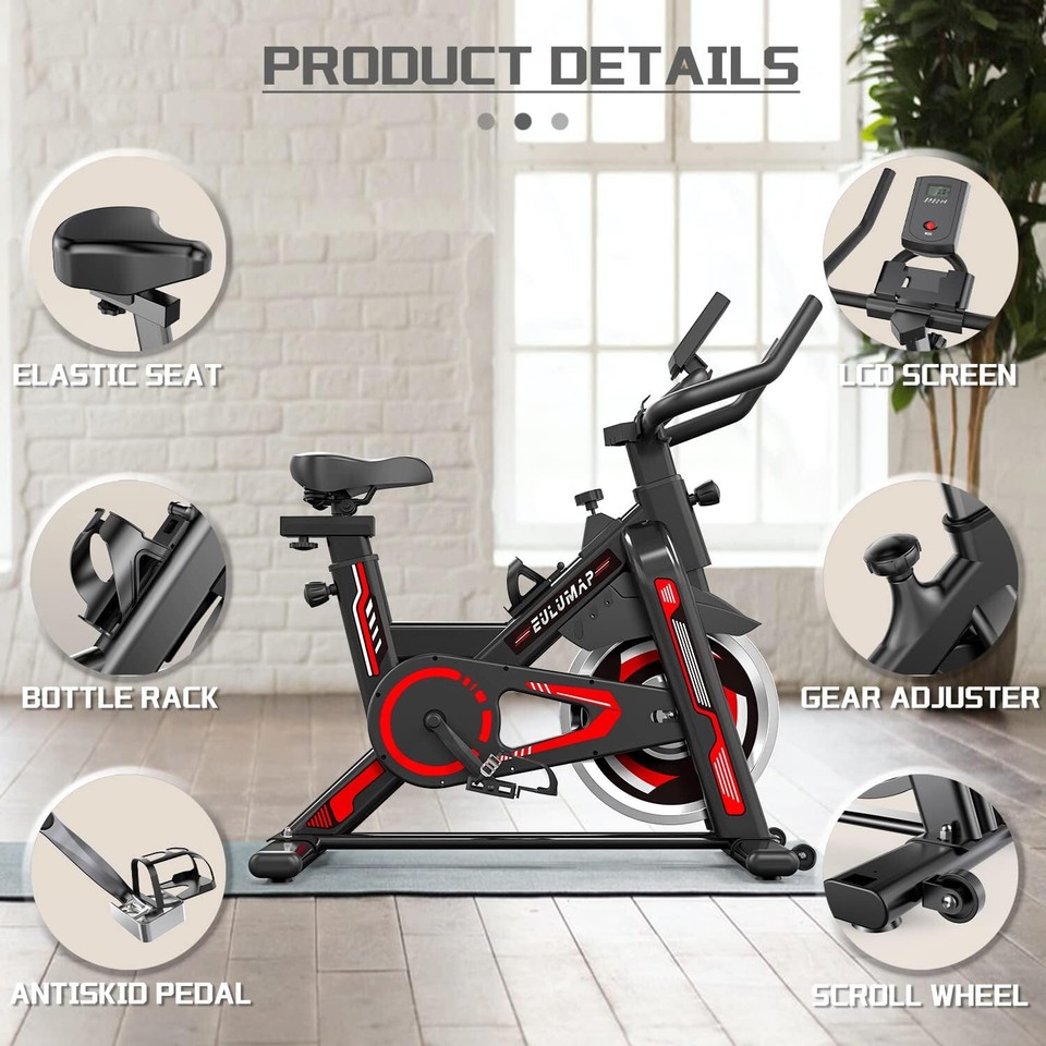 Home GYM Tablet Holder LCD Monitor Exercise Bike Stationary Indoor ...