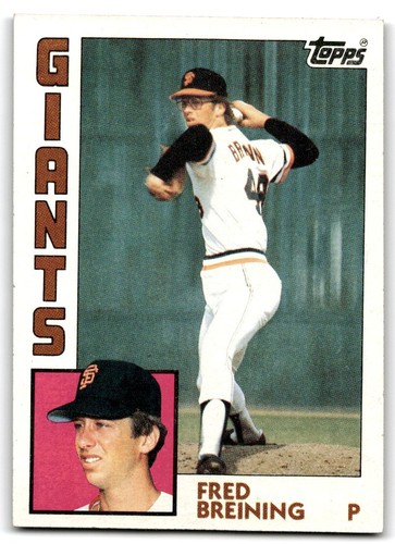 1984 Topps Fred Breining San Francisco Giants #428 | eBay