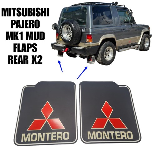 Mitsubishi pajero 82/90 rear mud flaps X2 | eBay
