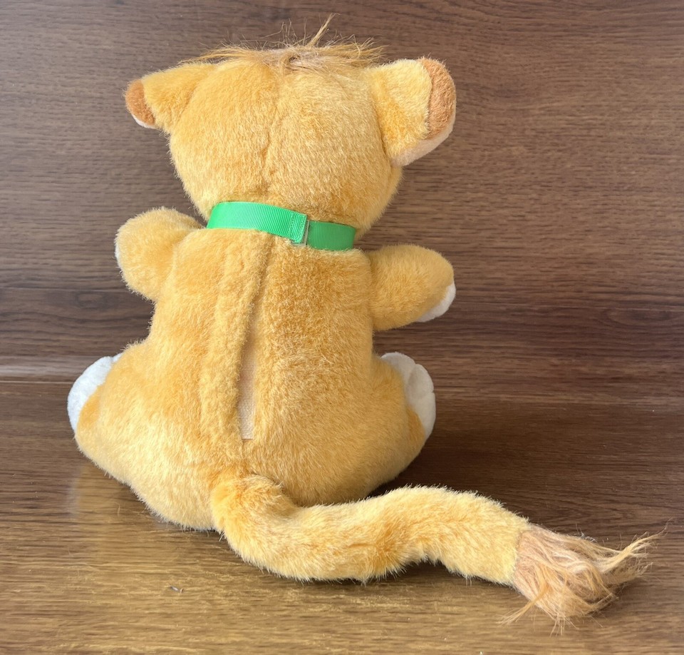 Vintage Disney The Lion King Simba Talking 12" Plush Stuffed Animal ...