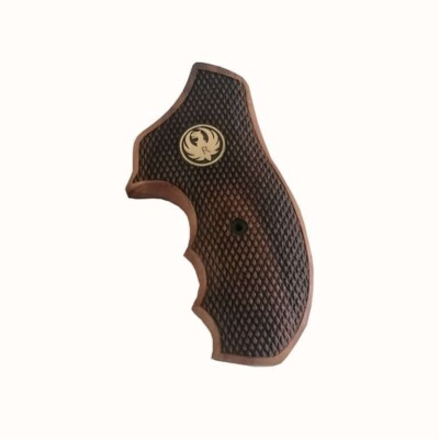 New Ruger Sp 101 Gold Metal Gun Grips WALNUT WOOD GRIPS NICE Handmade ...