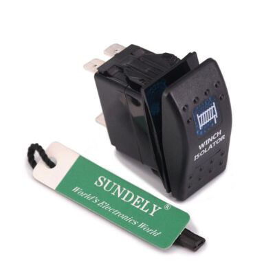WINCH ISOLATOR - Rocker Switch Carling ARB Narva Style Blue LED | eBay ...