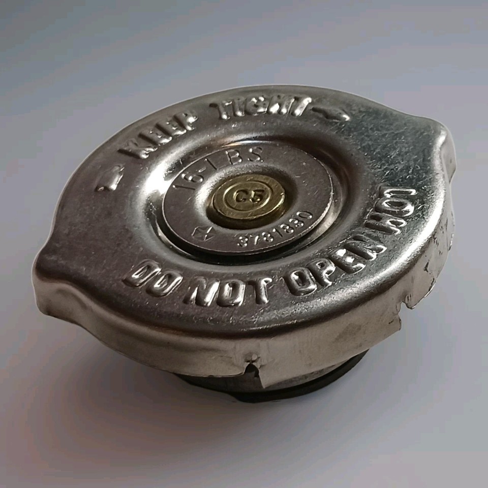 NOS Mopar 16-LBS Radiator Cap Stainless Steel 3781830 C5 Made in USA ...