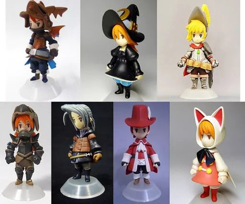 Trading FIGURE 7 types set "FINAL FANTASY FFIII Trading Arts Mini" | eBay