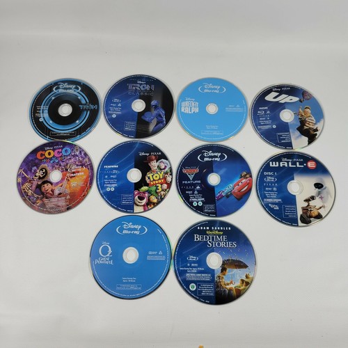 LOT OF 10 DISNEY PIXAR ANIMATED MOVIE BLU RAY DISCS ONLY TOY STORY UP ...