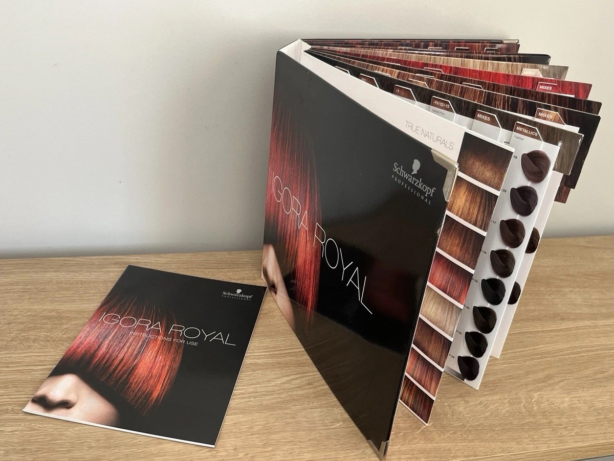 Schwarzkopf Igora Royal Permanent Hair Color Chart