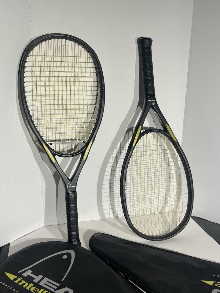 PAIR of HEAD Intelligence i.S12 Tennis Racquets Oversize 115 Power ...