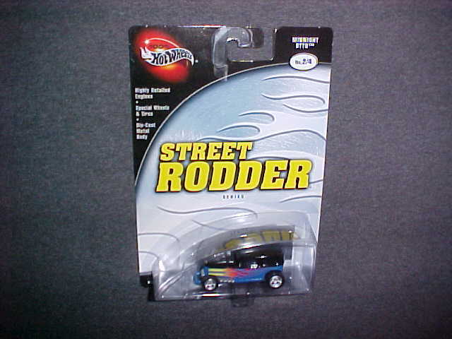 HOT WHEELS STREET RODDERS "MIDNIGHT OTTO" w/REAL RIDERS) VHTF HW ...