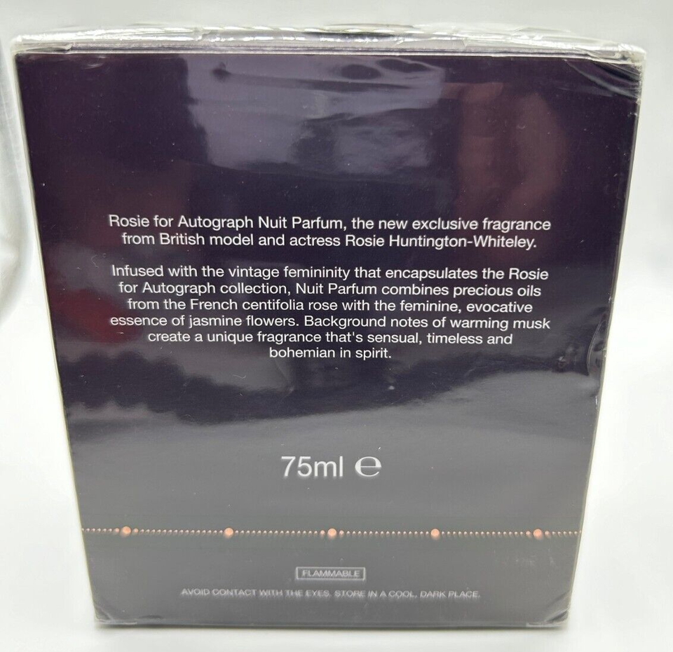 M&S Rosie Autograph Nuit Parfum 75ml Eau de Parfum EDP Perfume NEW ...