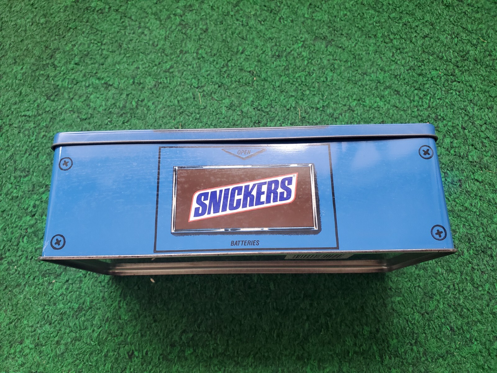 Vintage Snickers Empty Collector Tin Logo 1989 Edition Made in England ...