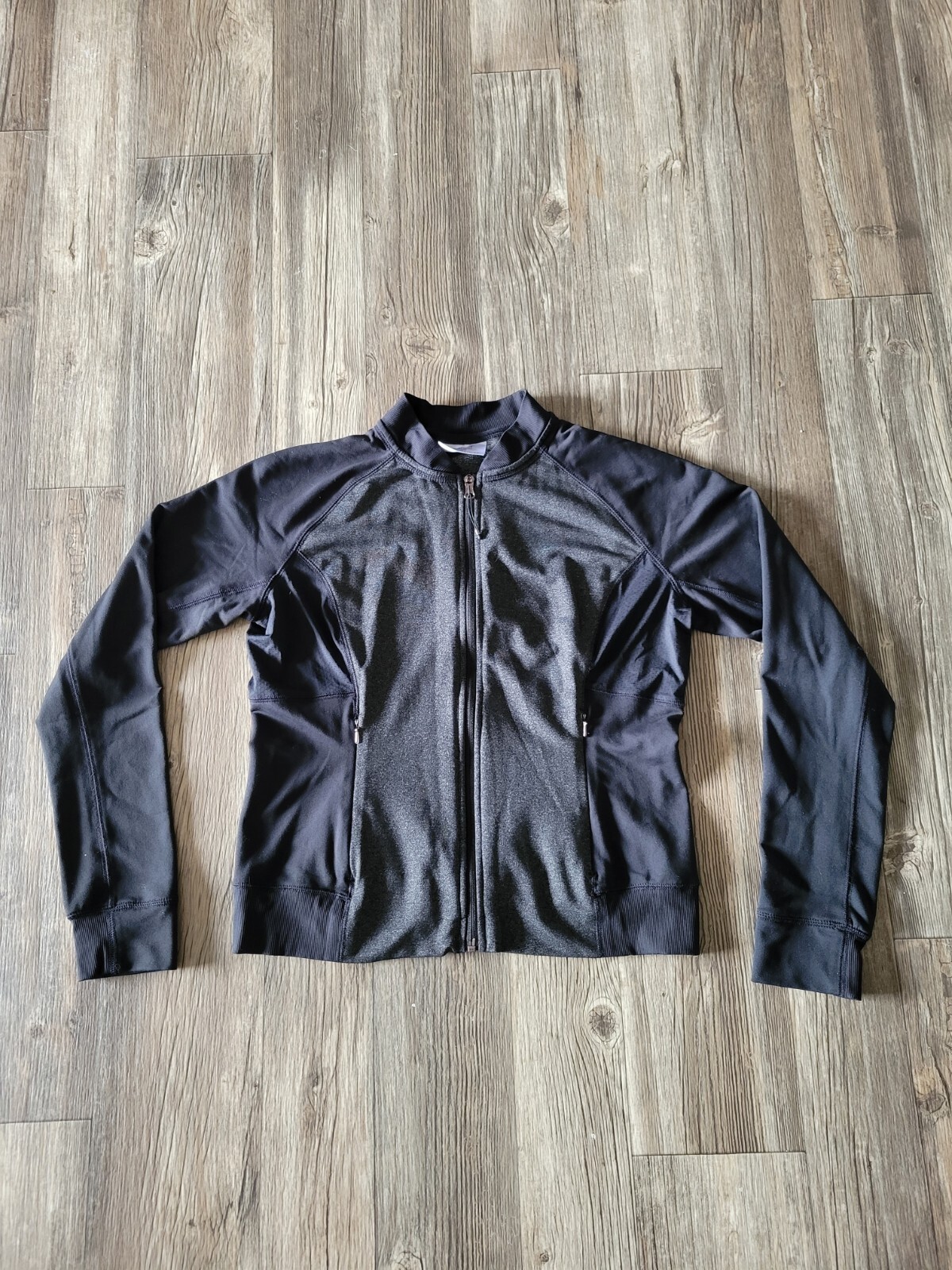 Calia Jacket Womens Medium Grey Full Zip Active Sweatshirt Athleisure ...