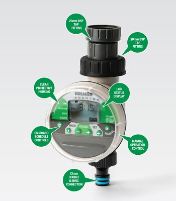 Holman Digital Misting Tap Timer Greenhouses GreenWalls irrigation ...