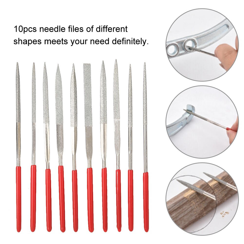 10pcs Steel Filing Tool Woodworking DIY Handcraft Wood Rasp Files ...