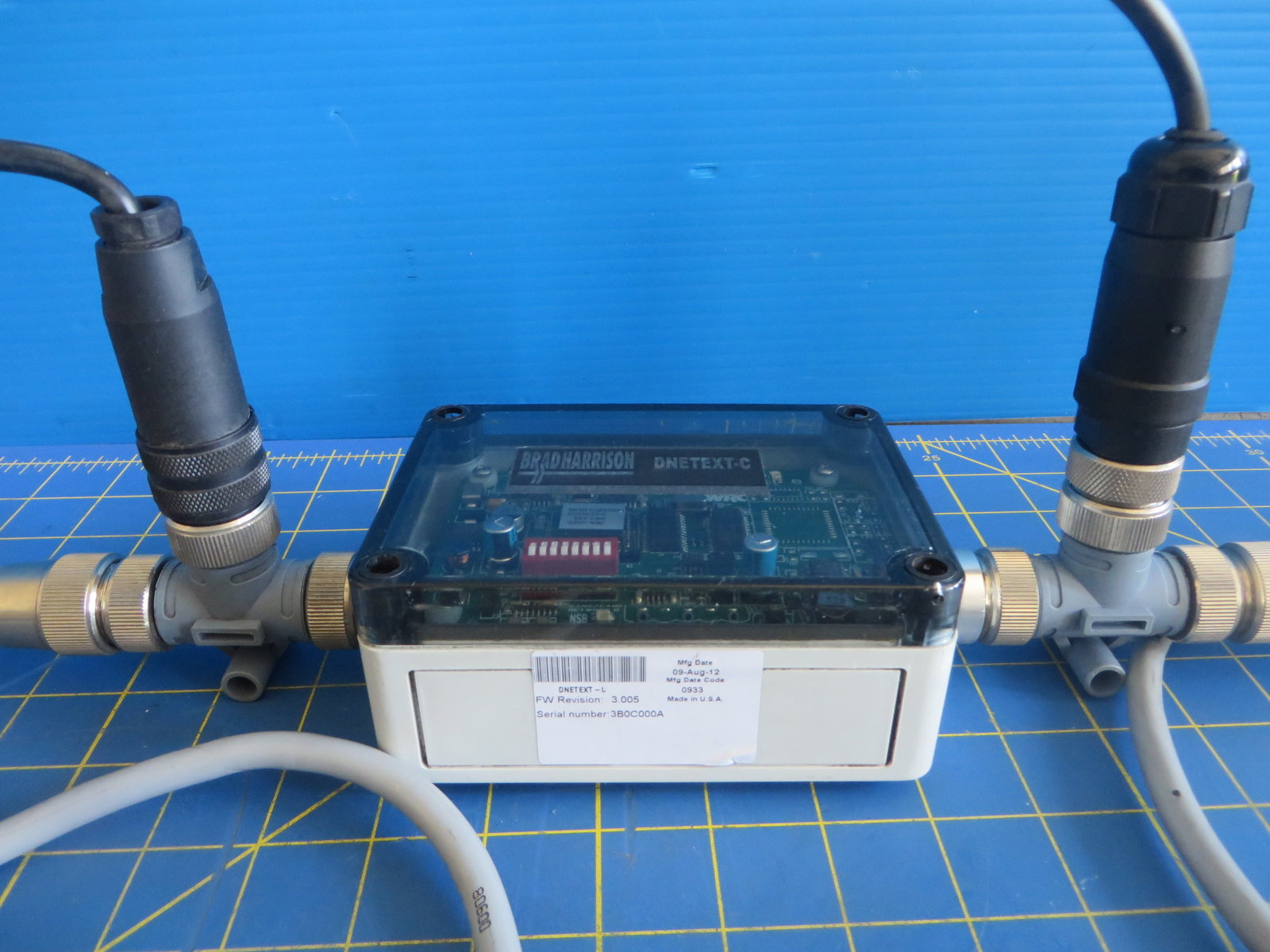 Brad Harrison DNETEXT-C DeviceNet Bus Extender w/ Turck RSM-RKM-5711-1M ...