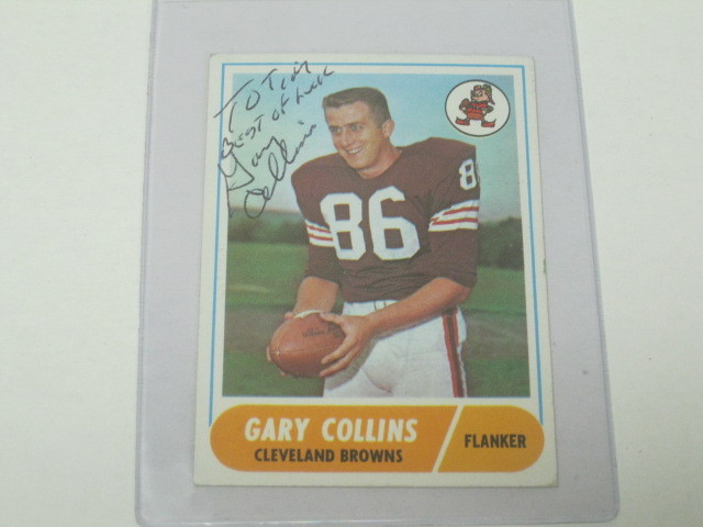 Gary Collins Autographed Trading Card Cleveland Browns | eBay