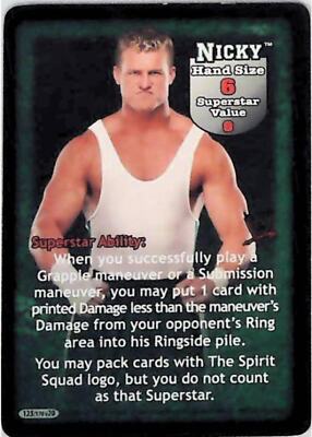 Raw Deal CCG Nicky Superstar Card - Great American Bash | eBay